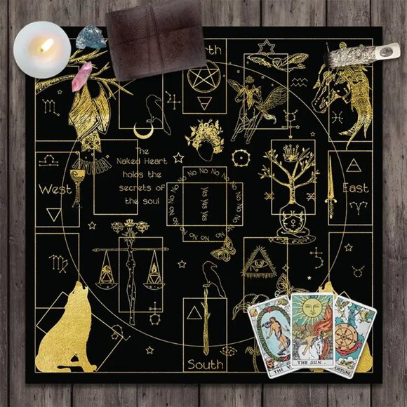 TAROT | Games | Astrological Tarot Cloth | Poshmark